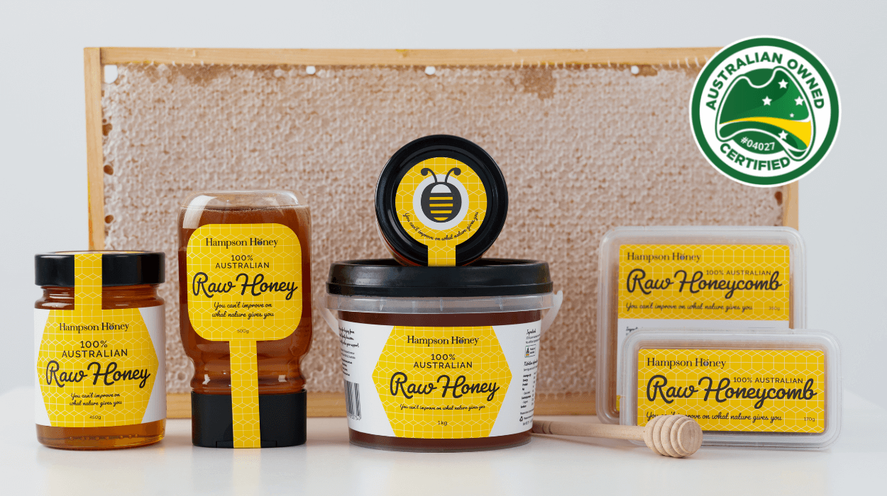 Our Range of Australian Raw Honey Products | Hampson Honey